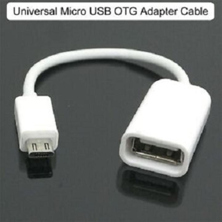 Android OTG Cable - White | Daraz.com.bd