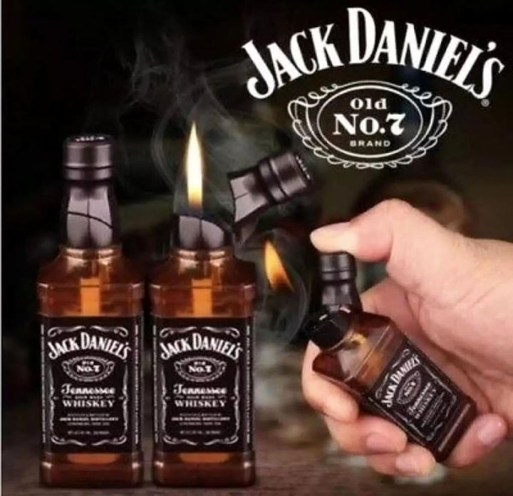 Bottle Lighter Jack Daniels Normal Flame Refillable Gas Lighter | Daraz ...