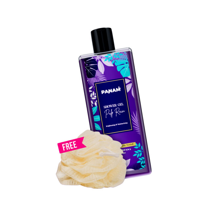 Buy Panam Pulp Rain Shower Gel (250ml) (Get Loofa free) | Daraz.com.bd