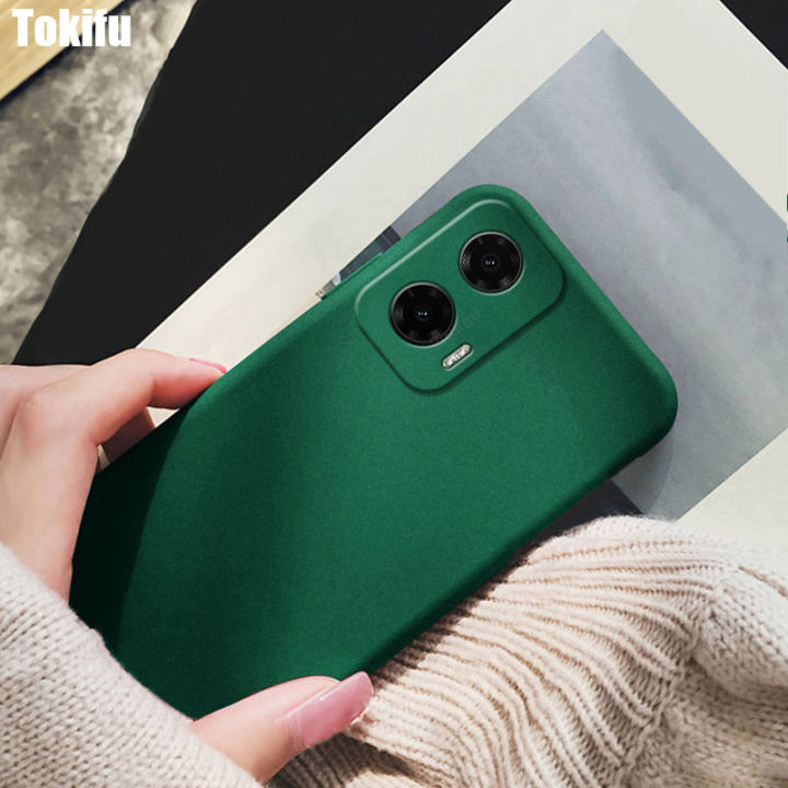 Tokifu For Motorola Moto G35 Shockproof Anti Slip Soft TPU Sandstone ...