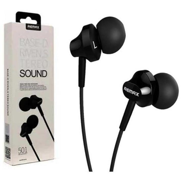 Remax RM 501 In Ear Earphone Stereo Headset Metal Body - Headphone | Daraz.com.bd