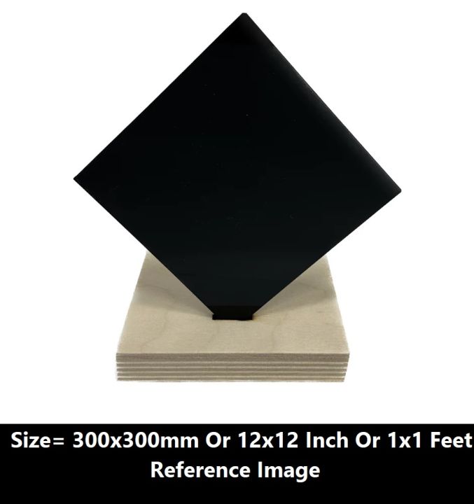 BLACK 2mm Acrylic Sheets 2mm Black Plastic Sheet 2mm Thick Acrylic ...