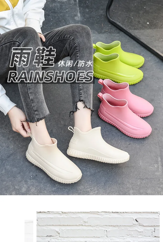 Women's short rain shoes store