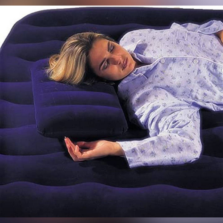 Intex 68672 Inflatable Downy Pillow Travel Camping | Daraz.com.bd