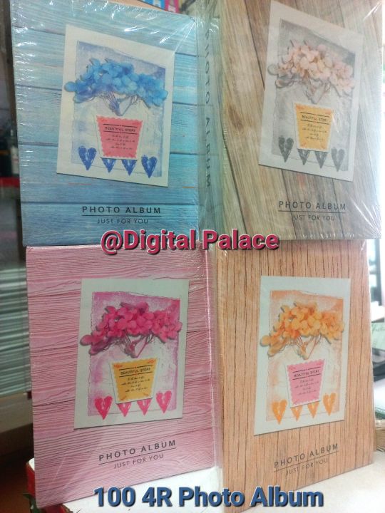 4R Photo Album 4"×6" Wooden Print 100 Photos | Daraz.com.bd