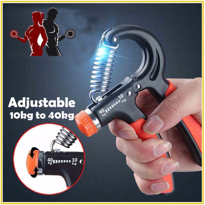 Adjustable 10-40 Kg Heavy Duty Grips Hand Gripper Fitness Hand ...