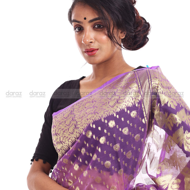 Muslim Jamdani Silk Sharee | Daraz.com.bd