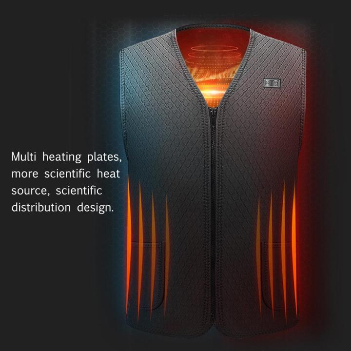 Winter Outdoor Electric Heated Vest Electric Self-heating Vest Warm And ...