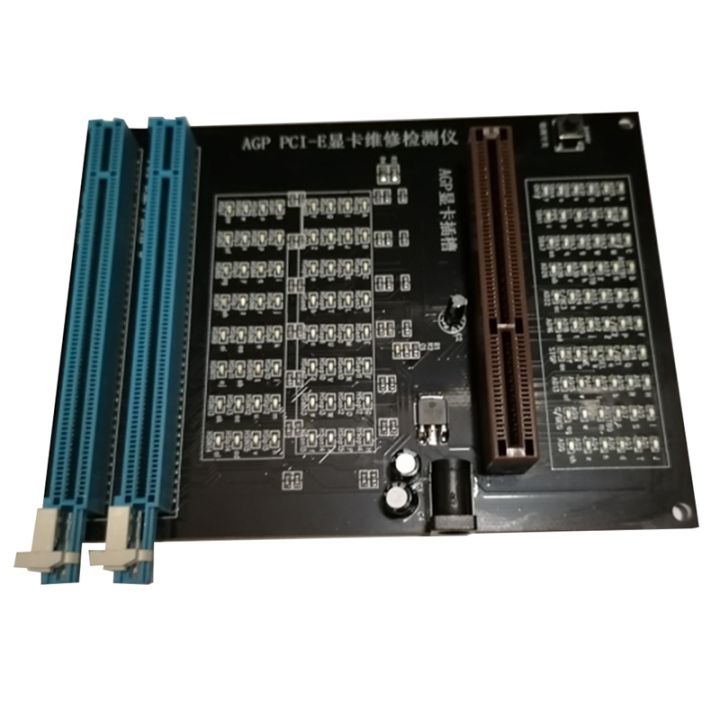 PC AGP PCI-E X16 Dual-Purpose Socket Tester Display image Video Card ...