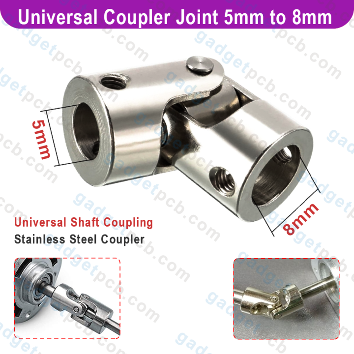 5mm to 8mm Universal Coupler Joint 5mm To 8mm Motor Shaft Coupling ...