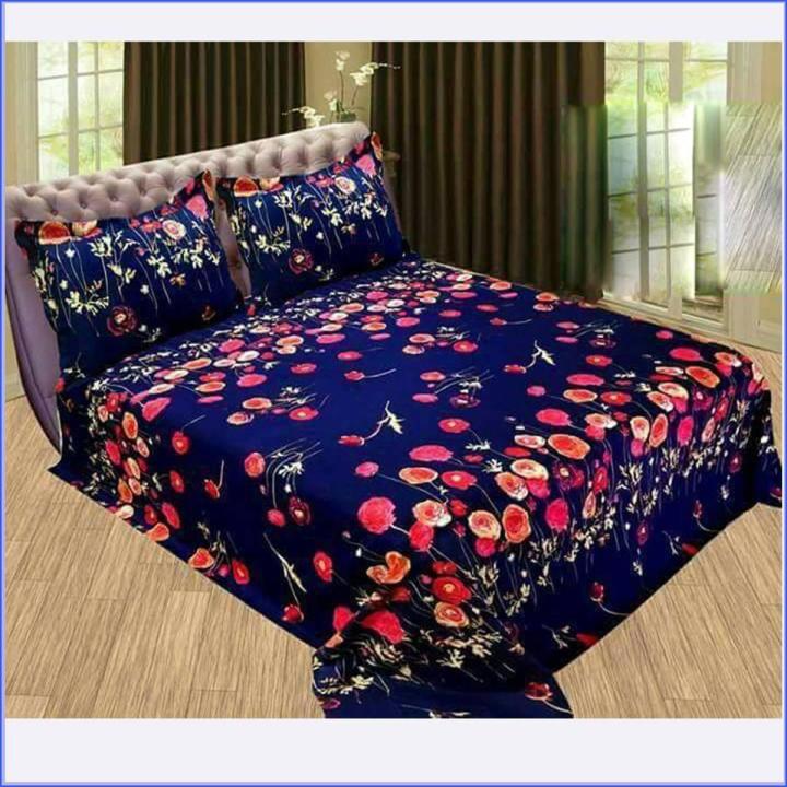 King Size 100% Cotton Bed Sheet From Sopno Bd | Daraz.com.bd
