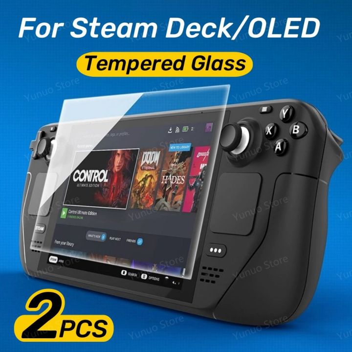 【New release】 2Pcs Tempered For Steam Deck OLED Transparent Protective ...