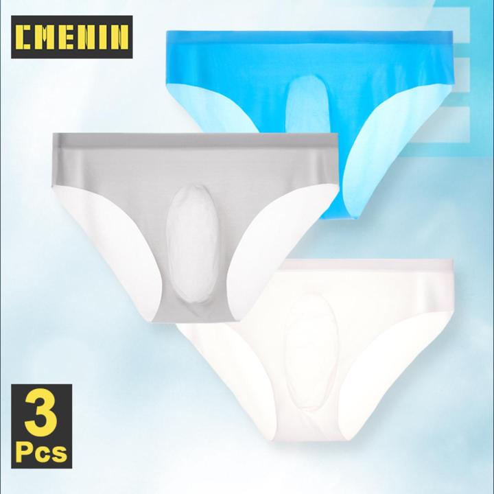 【Innovative】 MiiOW 3Pcs Fashion Nylon Quick Dry Jockstrap Men's Briefs ...