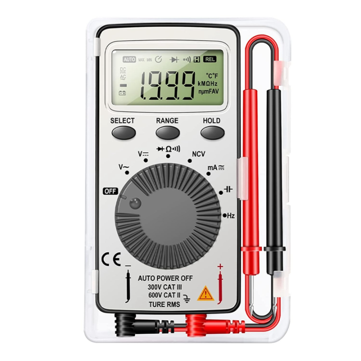 Digital Multimeter Voltmeter Tester Meter Pocket Multi Tester with NCV ...