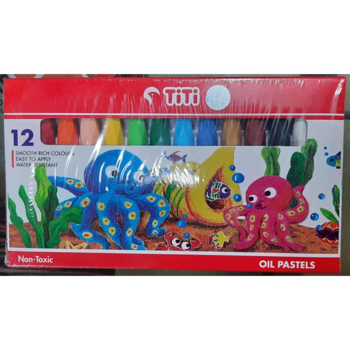 TiTi Oil Pastel 12 Colours | Daraz.com.bd