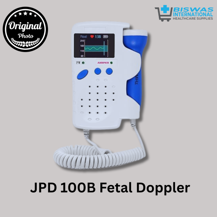 Jumper JPD 100B Portable Fetal Doppler Baby Heart Monitor for Pregnancy ...