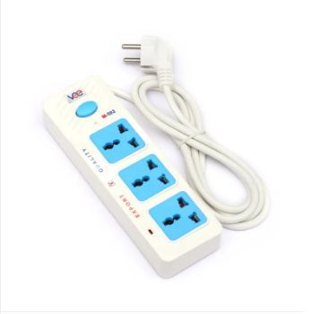 Multi Plug 4 Port Socket With 2 Meter / 5 Meter Cable, 2 Pin Cord ...