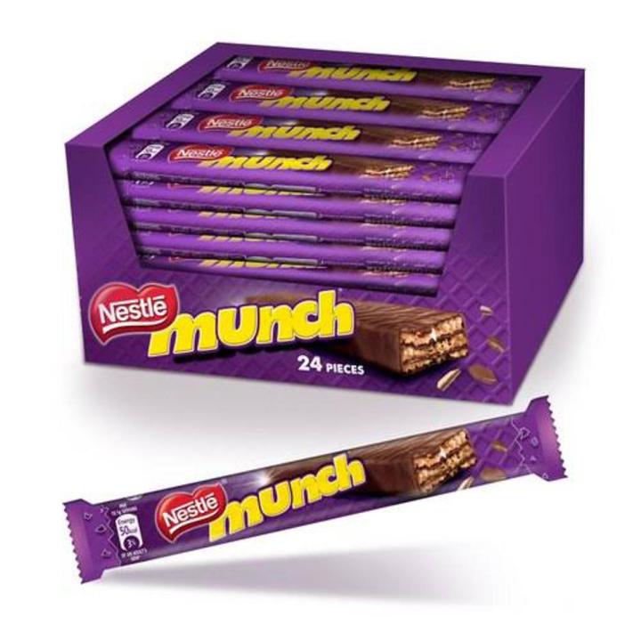 Munch Indian Chocolate Wafer 24 Piece Packet (Pc 11.1gm) | Daraz.com.bd