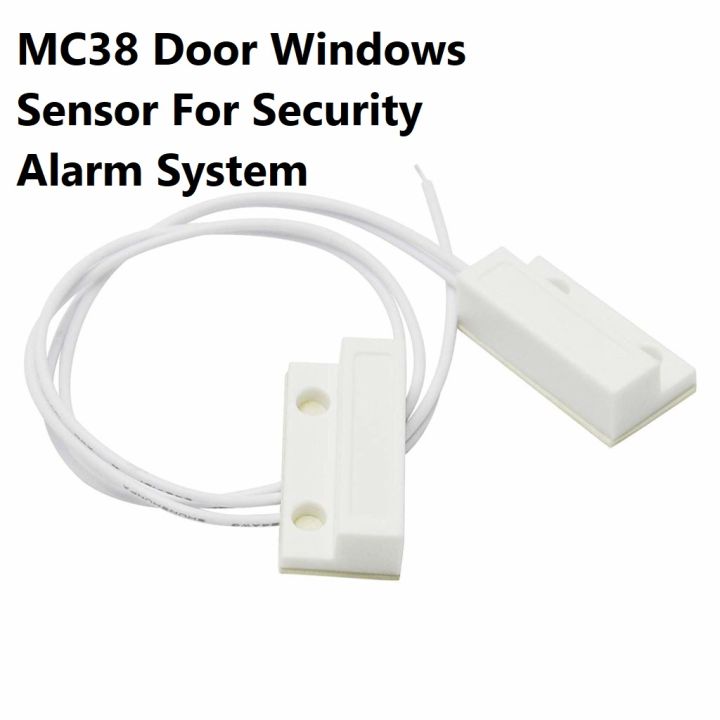 1Pair- MC38 Wired Magnetic Contact Reed Switch For Door Window Security ...