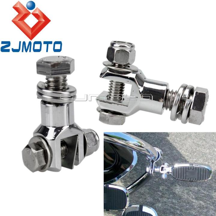 【VisioN Shop】mtc33813 Footpeg Mount Clevis Clamps Mount Adapters For ...
