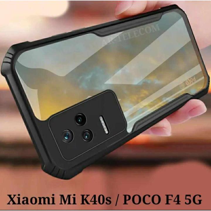 For Xiaomi Mi K40s / POCO F4 5G Shockproof Bumper Anti-Drop Slim Fit Fashion Back Cover Case ...