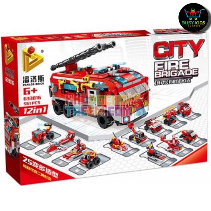 City Fire Brigade 12 In 1 Building Blocks Toys | Daraz.com.bd