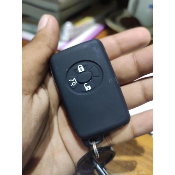 Toyota Silicone Protecting Remote Key Case Cover for 3 button Corolla ...