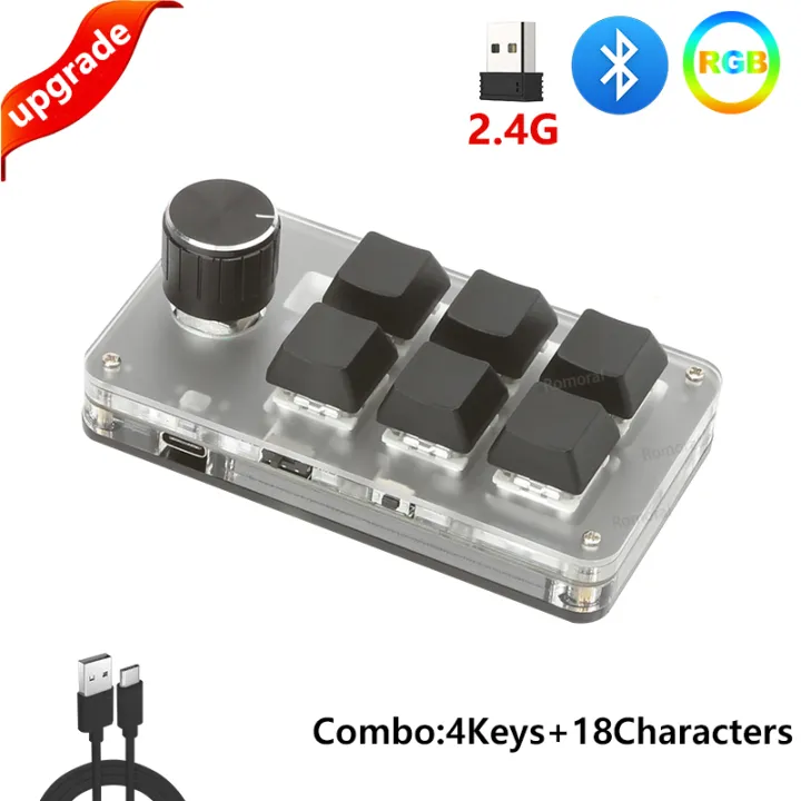 Mini Programming Macropad Macro Custom Mechanical Gaming Keyboard For ...