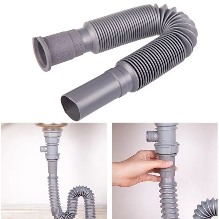 11/4" Wash Basin Pipe Plumbing Basin Sewer Pipe Flexible Bathroom Basin ...