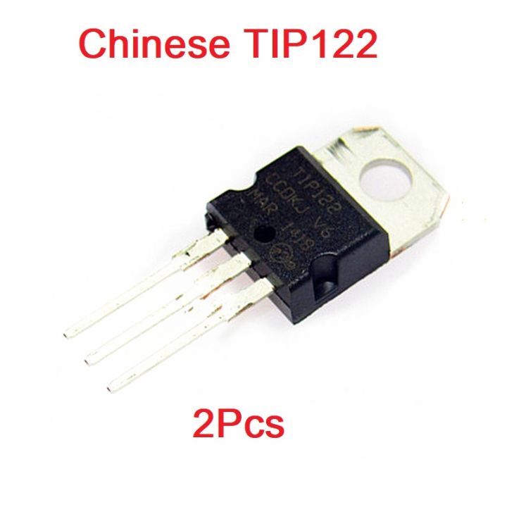 2Pcs- CHINESE TIP122 Transistor TIP122 IC 100V 5A 65W TIP122 NPN ...