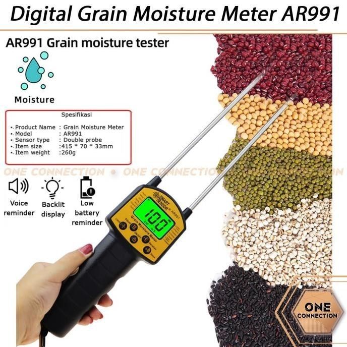 Digital Grain Moisture Meter – Smart Sensor – Model AR991 – Original ...