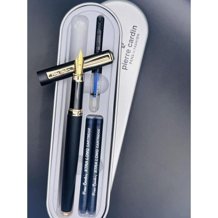 PIERRE CARDIN Golden Eye Gold Trim Fountain Pen | Daraz.com.bd