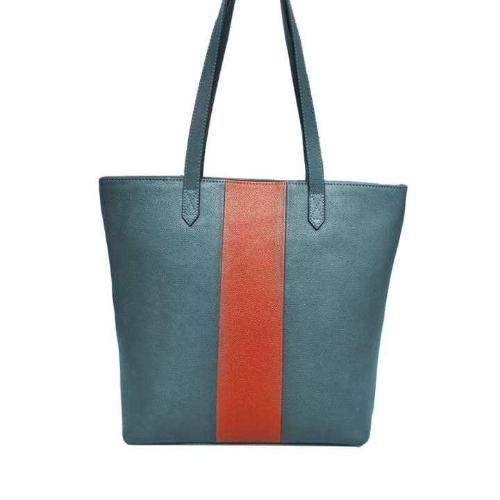 Sky Blue Leather Tote Bag SB-LG209 | Daraz.com.bd