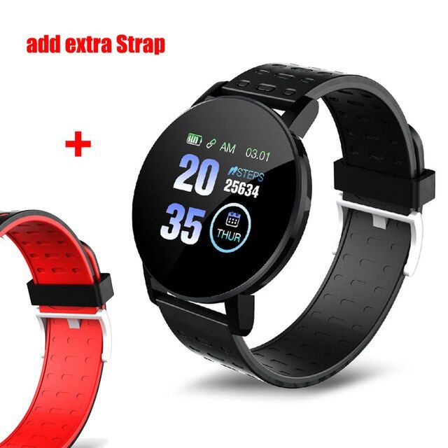 【VisioN Shop】119 Plus Watch Waterproof Men Bluetooth Blood Fitness ...
