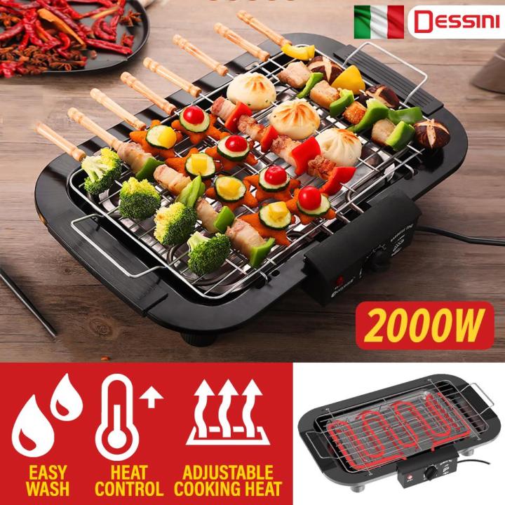 Electric BBQ Portable Grill Machine - Black | Daraz.com.bd