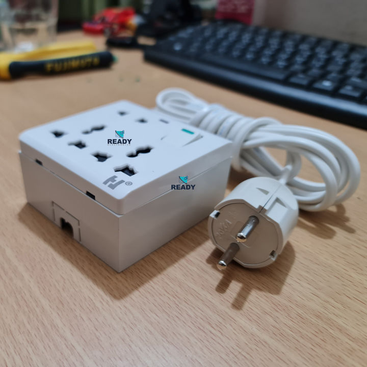 Heavy Duty Multiplug (Hand made) Long Lasting 8 Pin / 3 Port With 10 ...