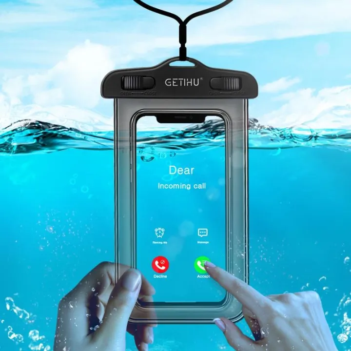 Waterproof mobile bag transparent cover phone case | Daraz.com.bd