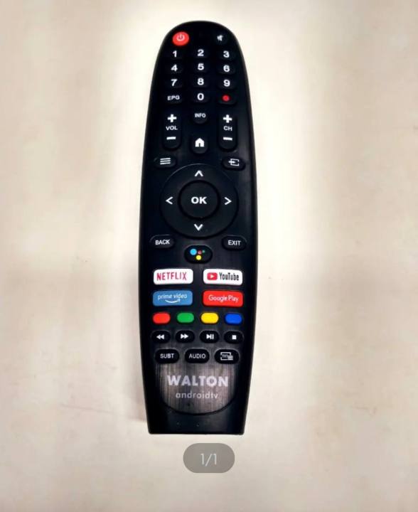 Walton Smart Android led Tv Remote | Daraz.com.bd