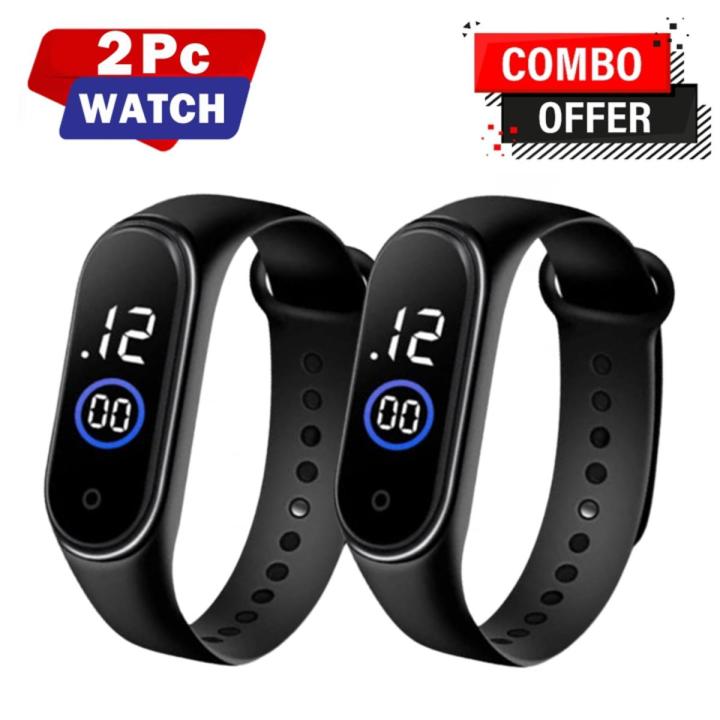 Buy 1 Get 1 Free Watch, Plastic Led Digital Watch Combo Offer - Watch ...