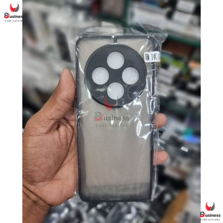 Phone case For Redmi 14C Back cover Transparent Soft Edge Matte ...