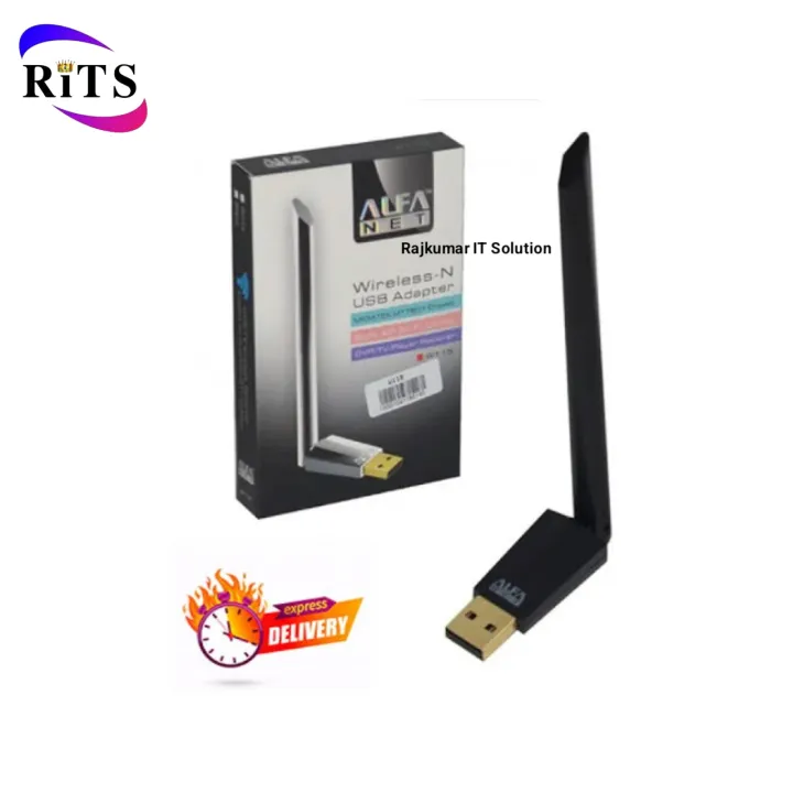 Alfa USB Mini Wireless WiFi Adapter / Receiver / Catcher / Super Fast ...