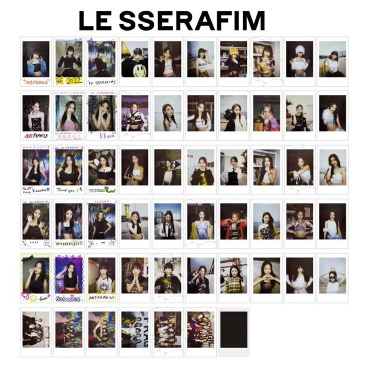 Kpop Lesserafim Photocard Lomo Card HD Photo Print Cards Pictures Korea ...