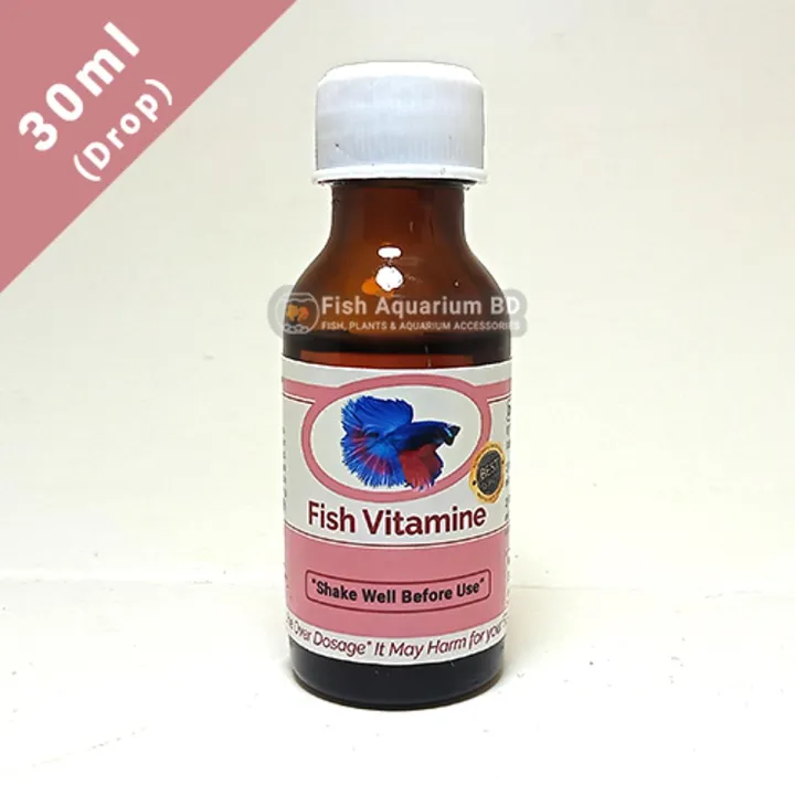 Aquarium Fish Vitamin for fast Growth, Improve Color & Nutrition (3oml ...