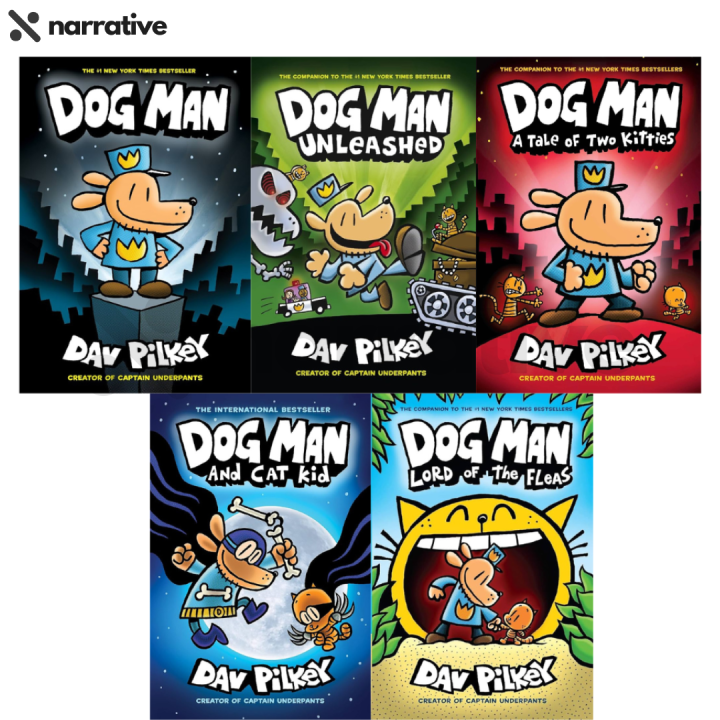 Dog Man Books Series Set 1-5 | Daraz.com.bd