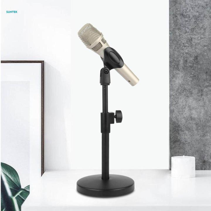 Microphone Stand with Mic Clip Multi Function professional Desk Mic ...