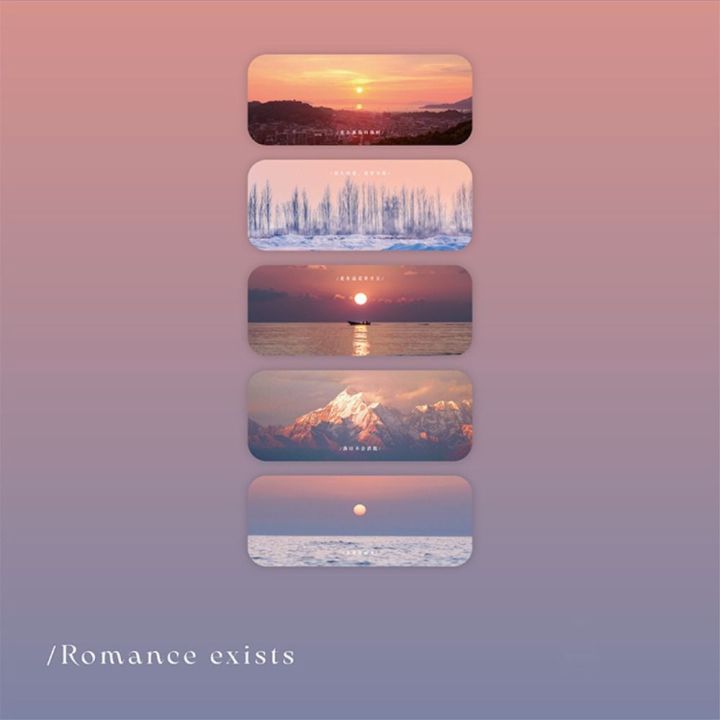 5pcs Simple Ins Reading Book Mark Retro Stationery Supplies Creative ...