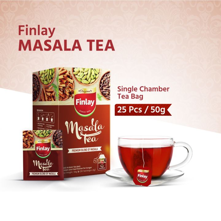 Finlay Masala Tea (50gm)-25 Sachets | Daraz.com.bd