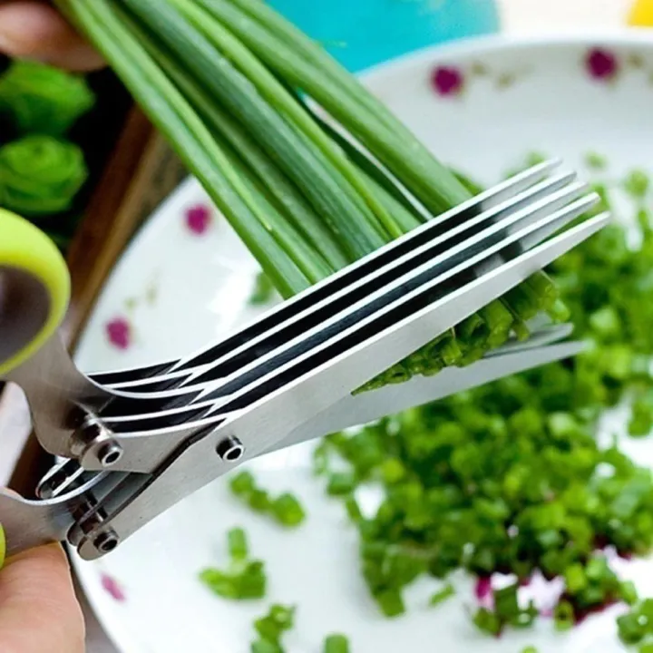 5 Layers Multi-functional Stainless Steel Kitchen Scissors Multi-Layers ...