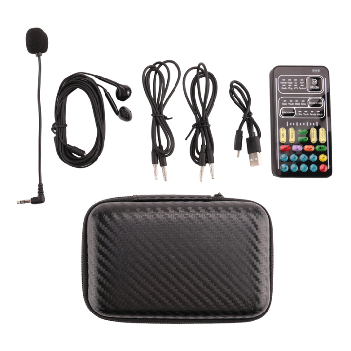 Voice Changer Handheld Microphone Voice Changer with Sound ...