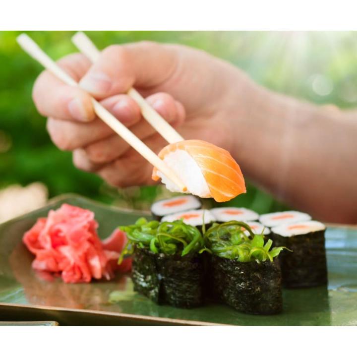 Natural Bamboo Chop Stick 8 inch (10 pair of Pack) Origin China | Daraz ...